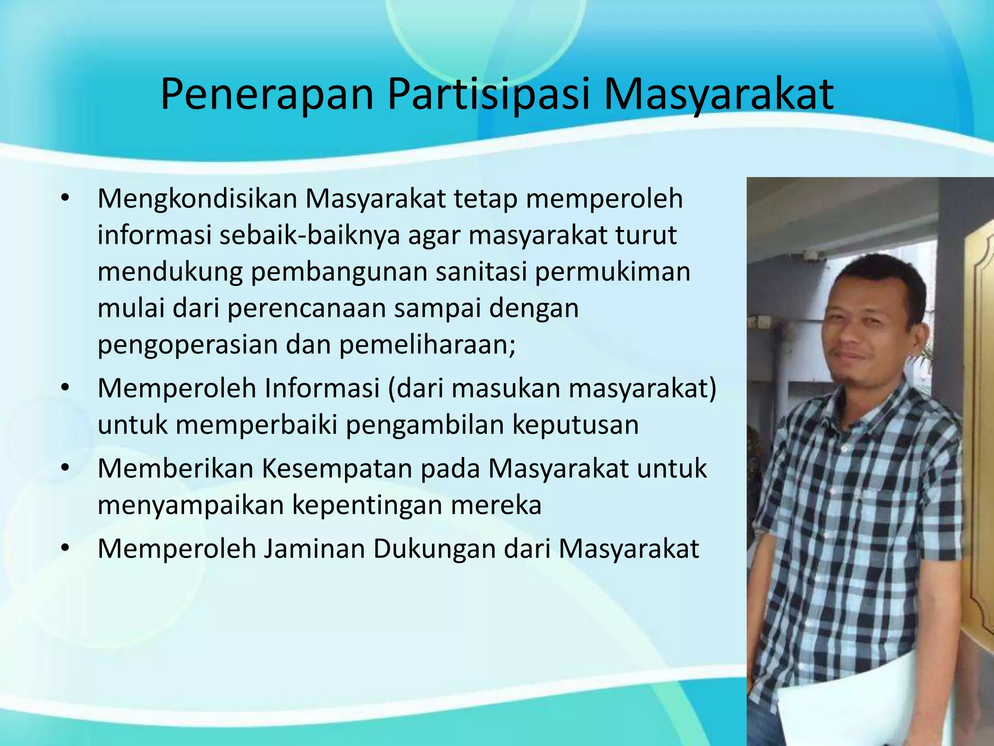 Peran dan Partisipasi Masyarakat di Bidang Sanitasi Permukiman | PDF