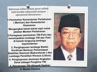 Peran militer dalam sistem politik | PPTX