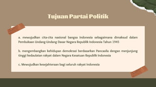 Peran Partai Politik dalam Mewujudkan Pemilu | PPTX