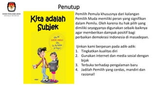 Peran Pemilih Pemula pada Pemilu 2024.pptx