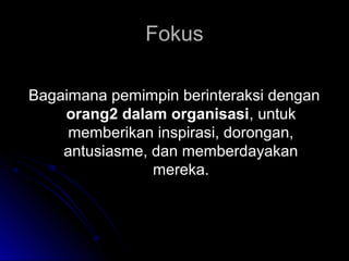Peran pemimpin | PPT