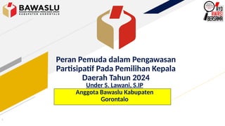 Peran Pemuda dalam PENGAWASAN PARTISIPATIF .pptx