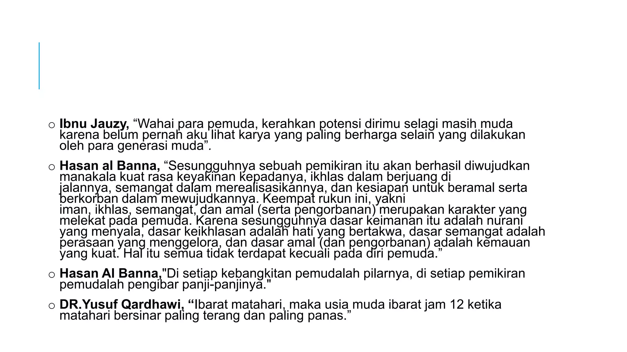Peran pemuda islam dalam sejarah | PPTX