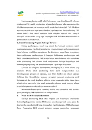 Peran pendamping pkh | PDF