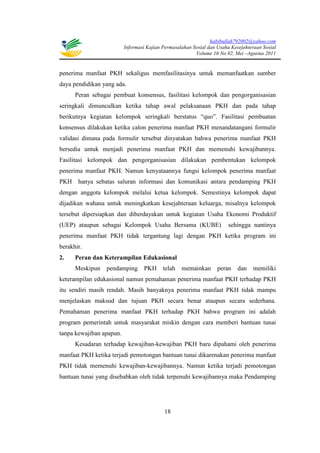 Peran pendamping pkh | PDF