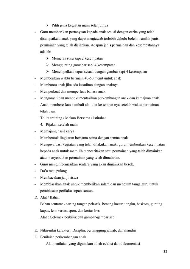 Peran pendidikan paud dalam membangun karakter anak bangsa | PDF