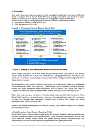 Peran pengelolaan manajemen risiko dalam pencapaian target kinerja rumah sakit | PDF