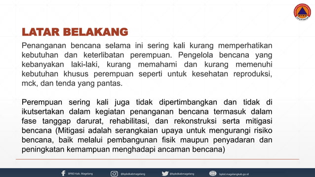 PERAN PEREMPUAN DALAM KESIAPSIAGAAN BENCANA.pptx