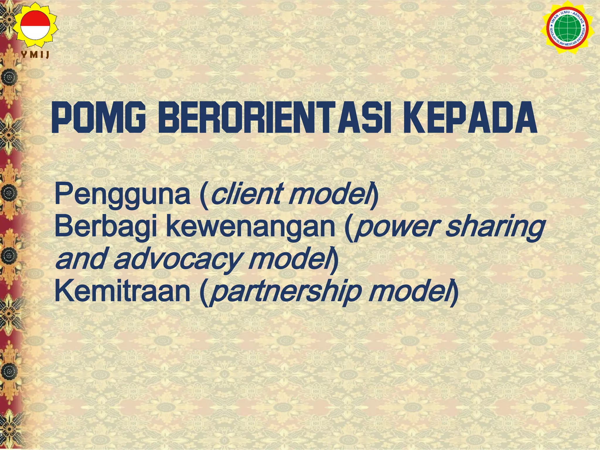 Peran POMG Untuk Keunggulan Sekolah | PDF