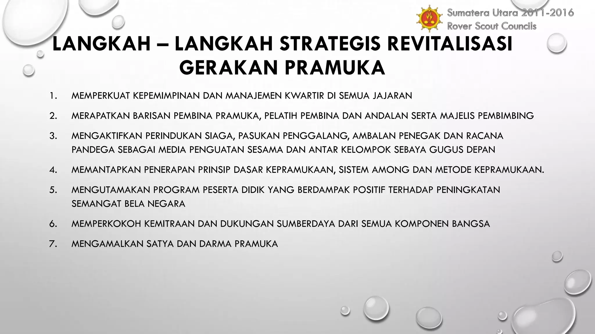 Peran pramuka penegak dan pandega dalam mewujudkan revitalisasi | PPTX