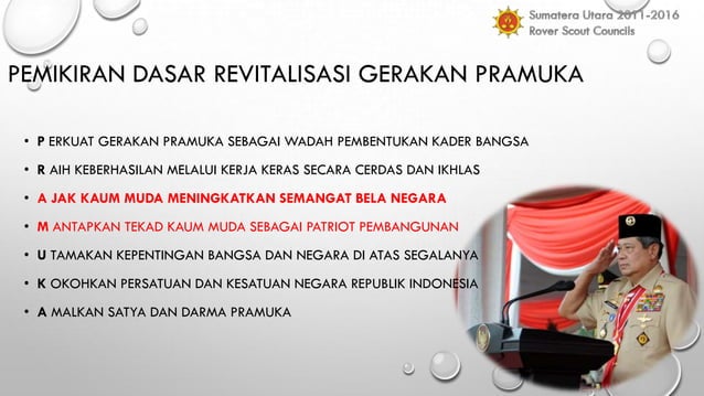 Peran pramuka penegak dan pandega dalam mewujudkan revitalisasi | PPTX