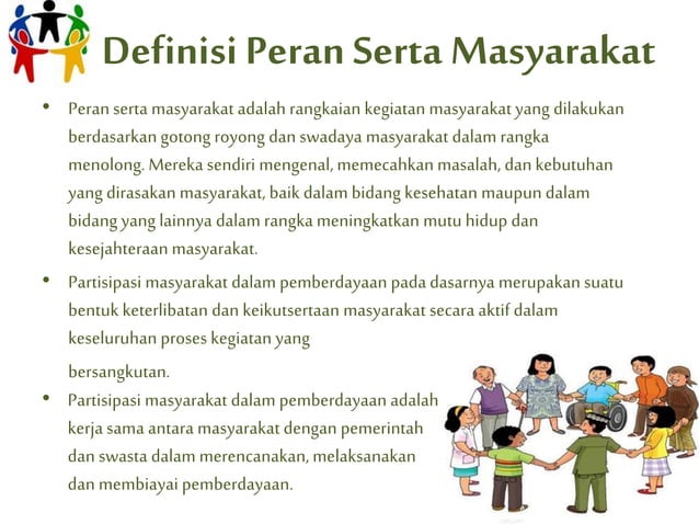 Peran serta dalam pengembangan masyarakat | PPTX