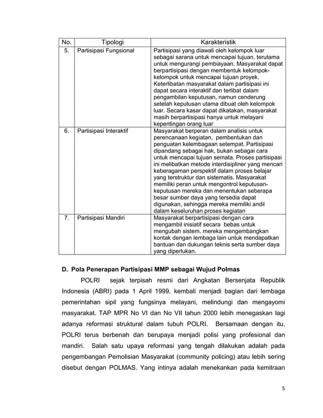 Peran serta masyarakat mitra polhut dalam pengamanan hutan | PDF