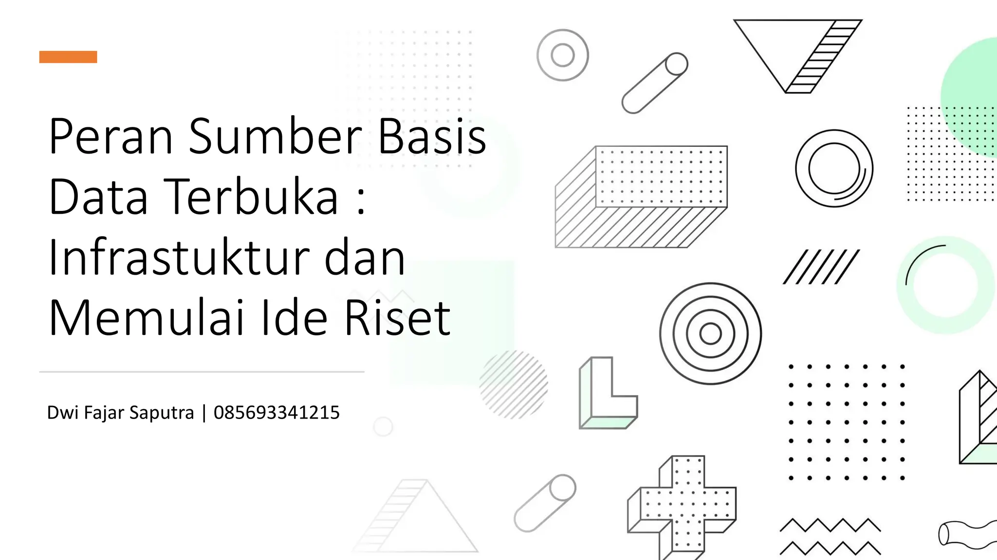 Peran Sumber Basis Data Terbuka : Infrastruktur dan Memulai Ide Riset | PDF