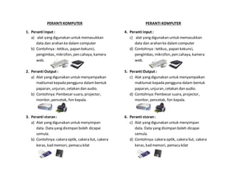 Peranti komputer | DOCX