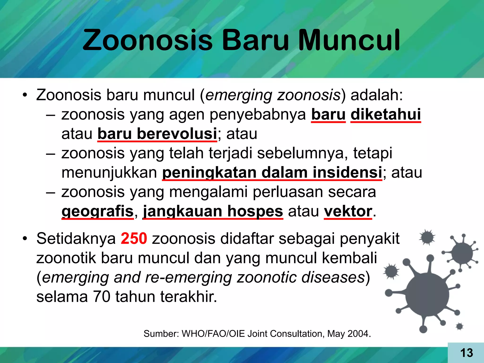 Peran Veteriner Dalam Pengendalian Zoonosis Berbasis One Health ...