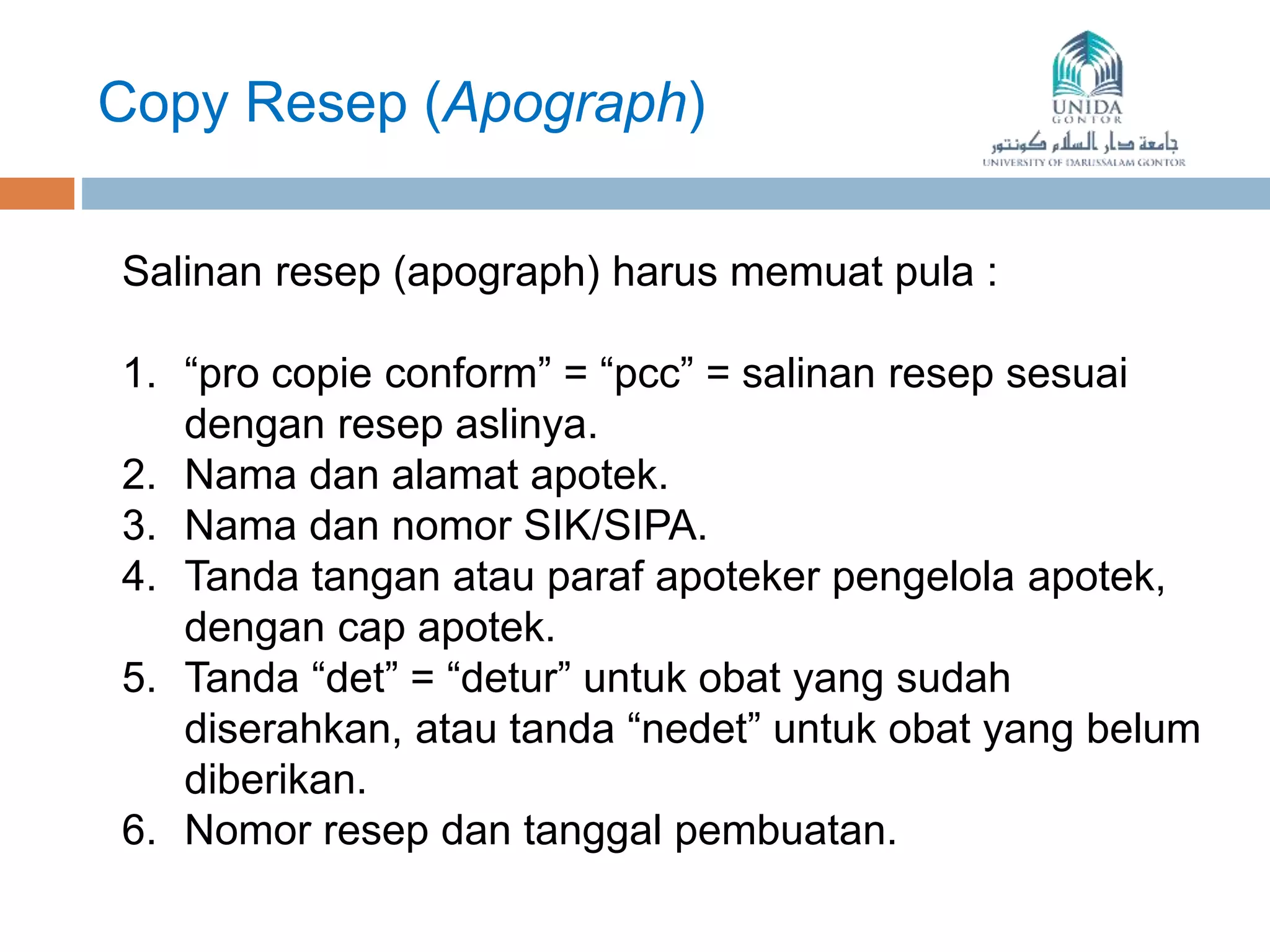 Pelayanan Kefarmasian di Apotek | PPTX