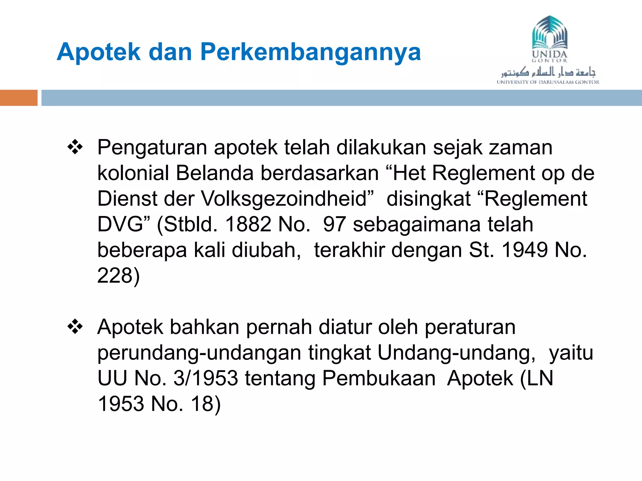 Pelayanan Kefarmasian di Apotek | PPTX