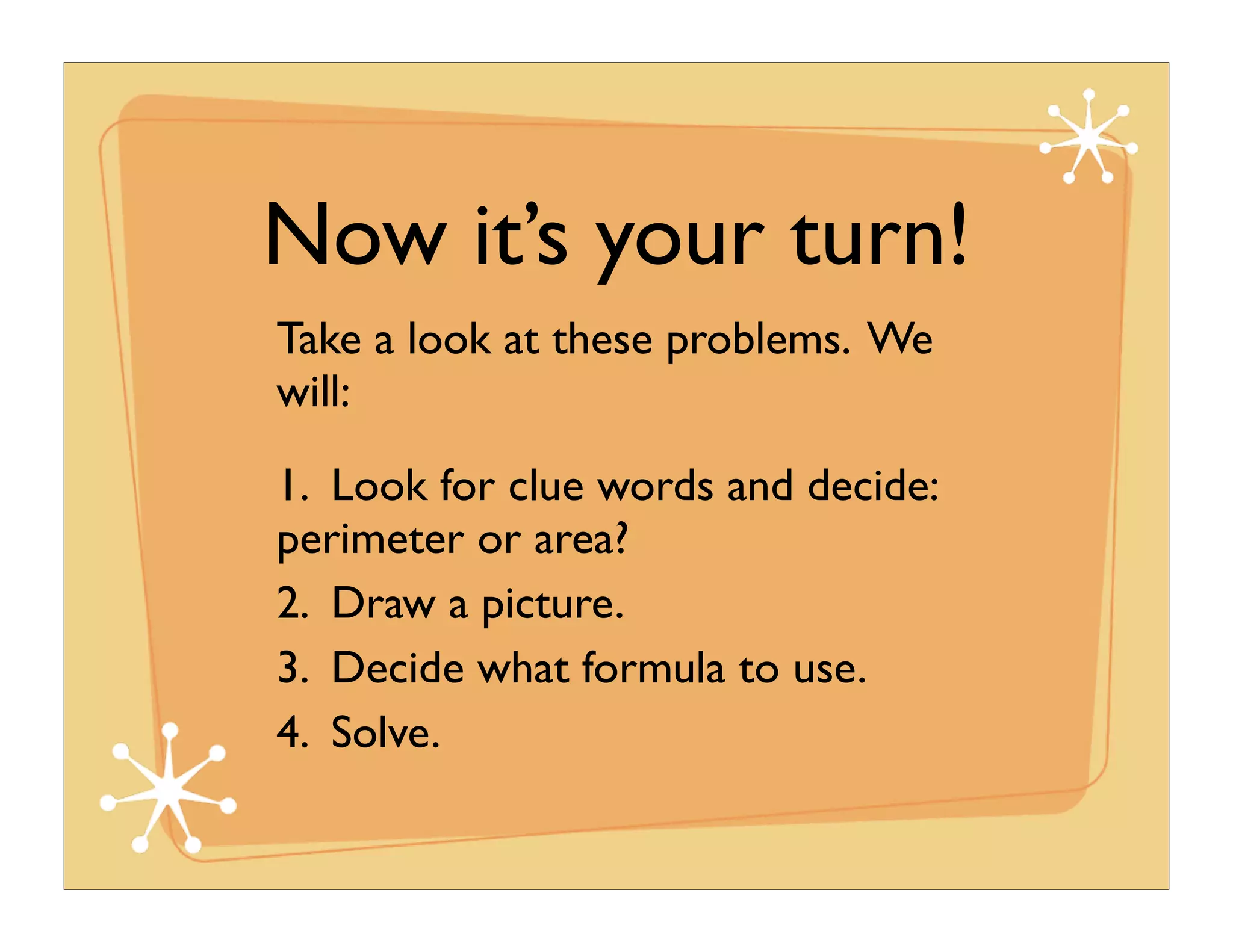 Perimeter and Area Word Problems | PDF