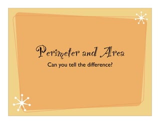 Perimeter and Area Word Problems | PDF