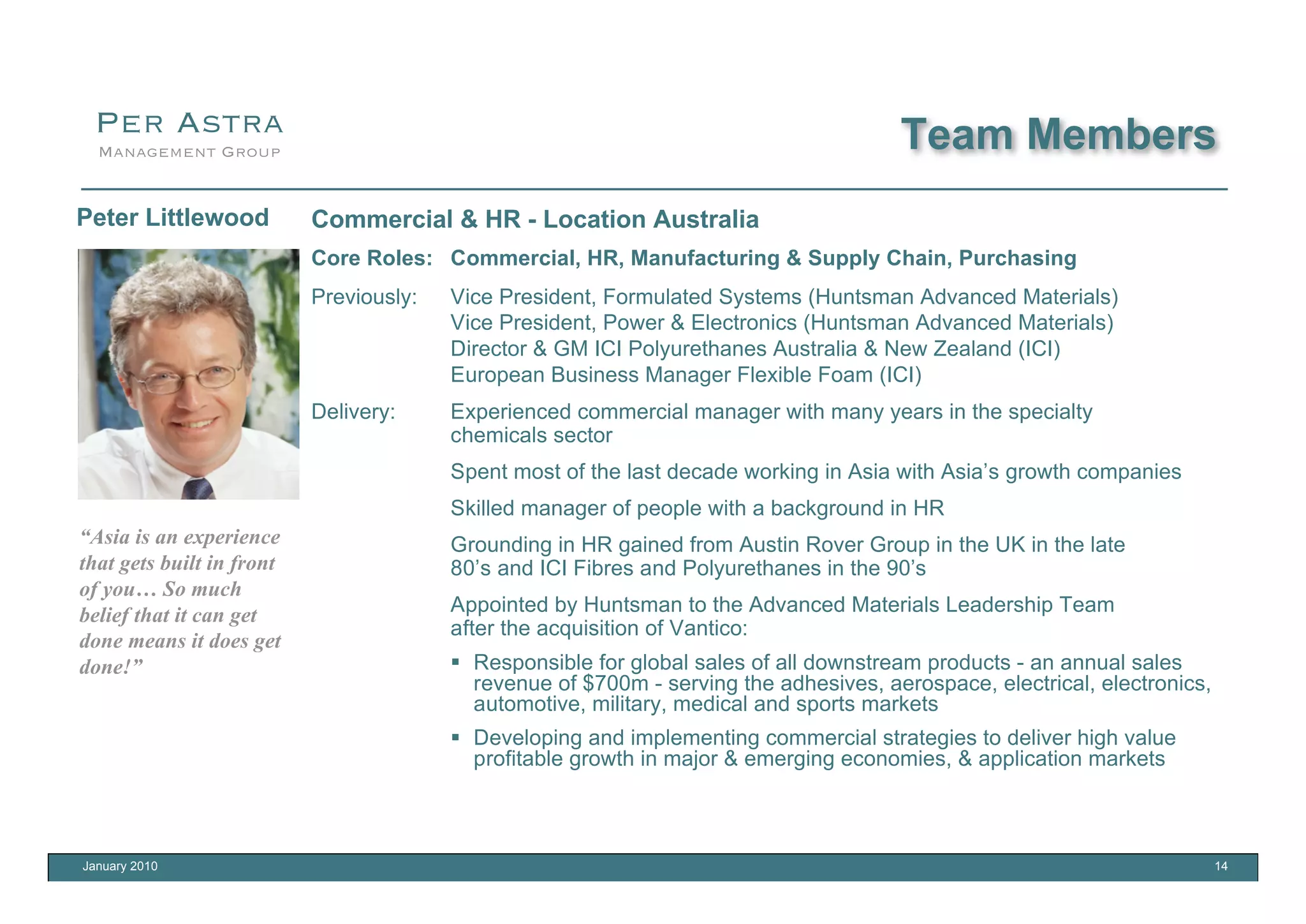 Per Astra Management Group | PPT