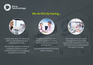 Pera Technology - innovation in action, | PPT
