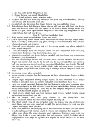 Peraturan Catur | DOCX