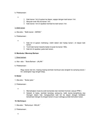 Peraturan baris-berbaris | PDF