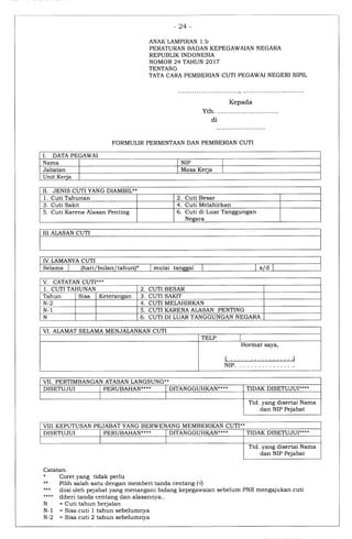 PERATURAN-BKN-NOMOR-24-TAHUN-2017-TATA-CARA-PEMBERIAN-CUTI-PNS.pdf