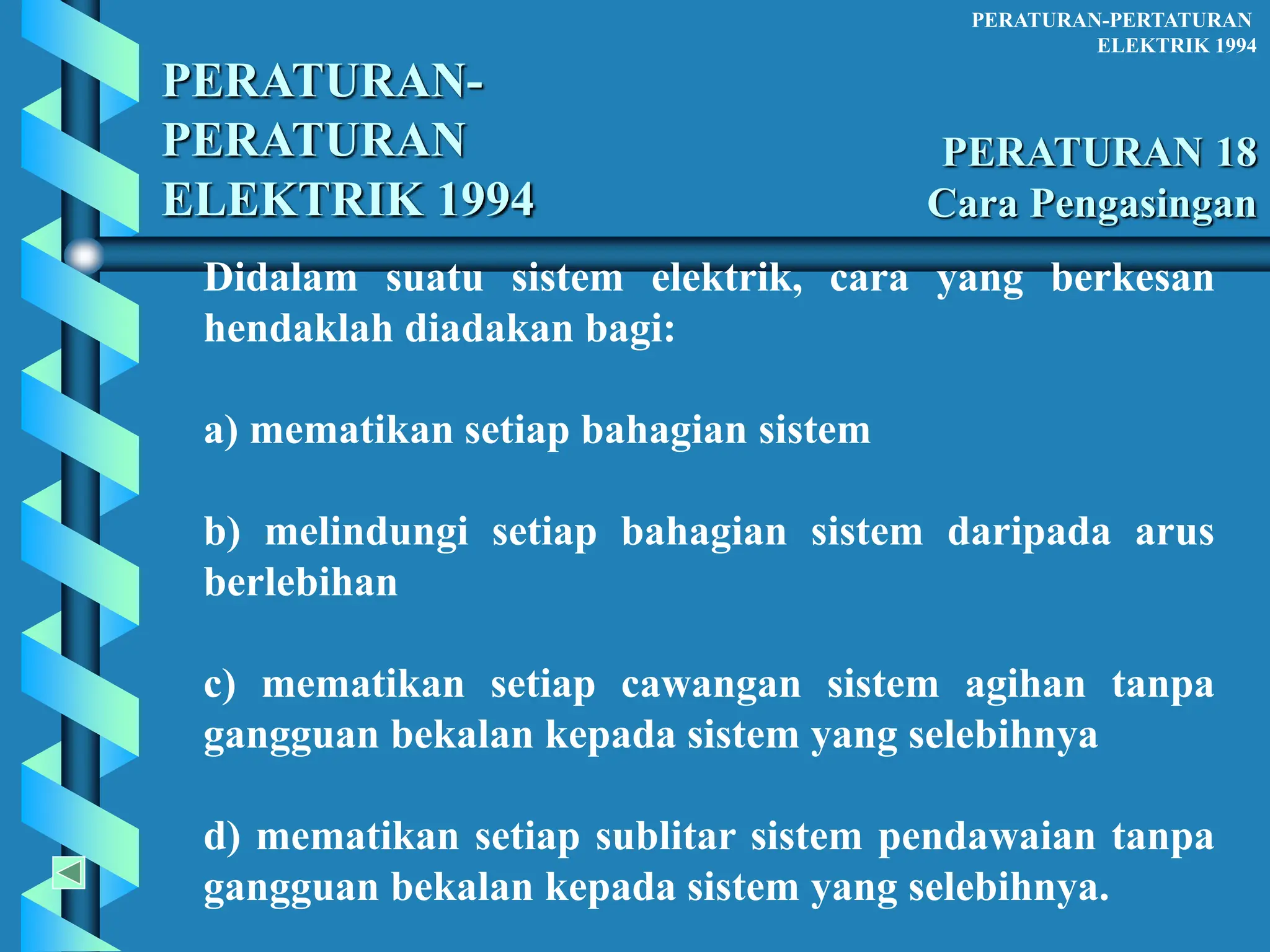 peraturan elektrik1994 dan akta bekalan elektrik 1990.ppt