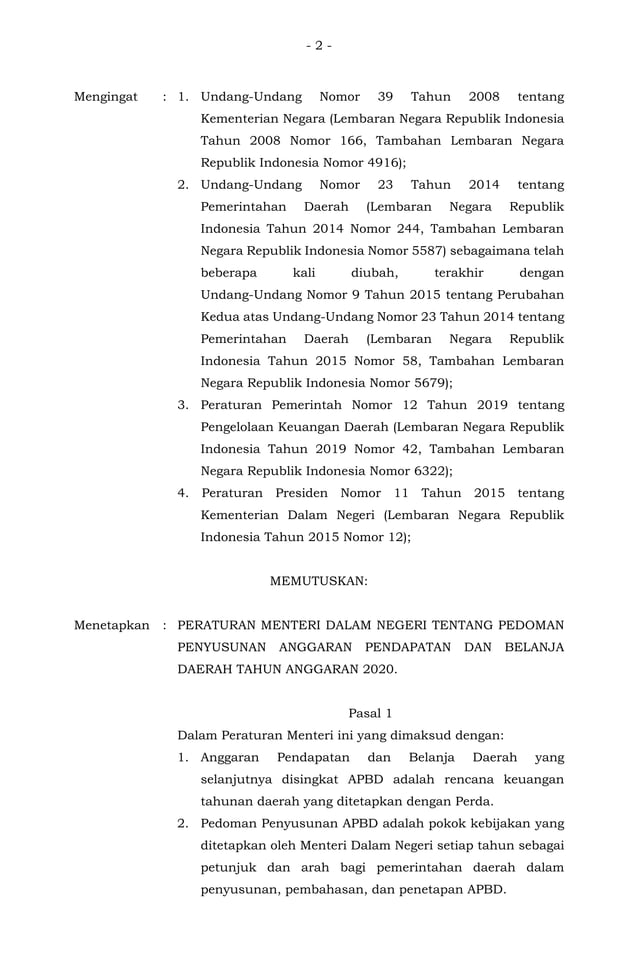 Peraturan menteri-dalam-negeri-republik-indonesia-nomor-33-tahun-2019-79(pedoman peny 2020) | PDF
