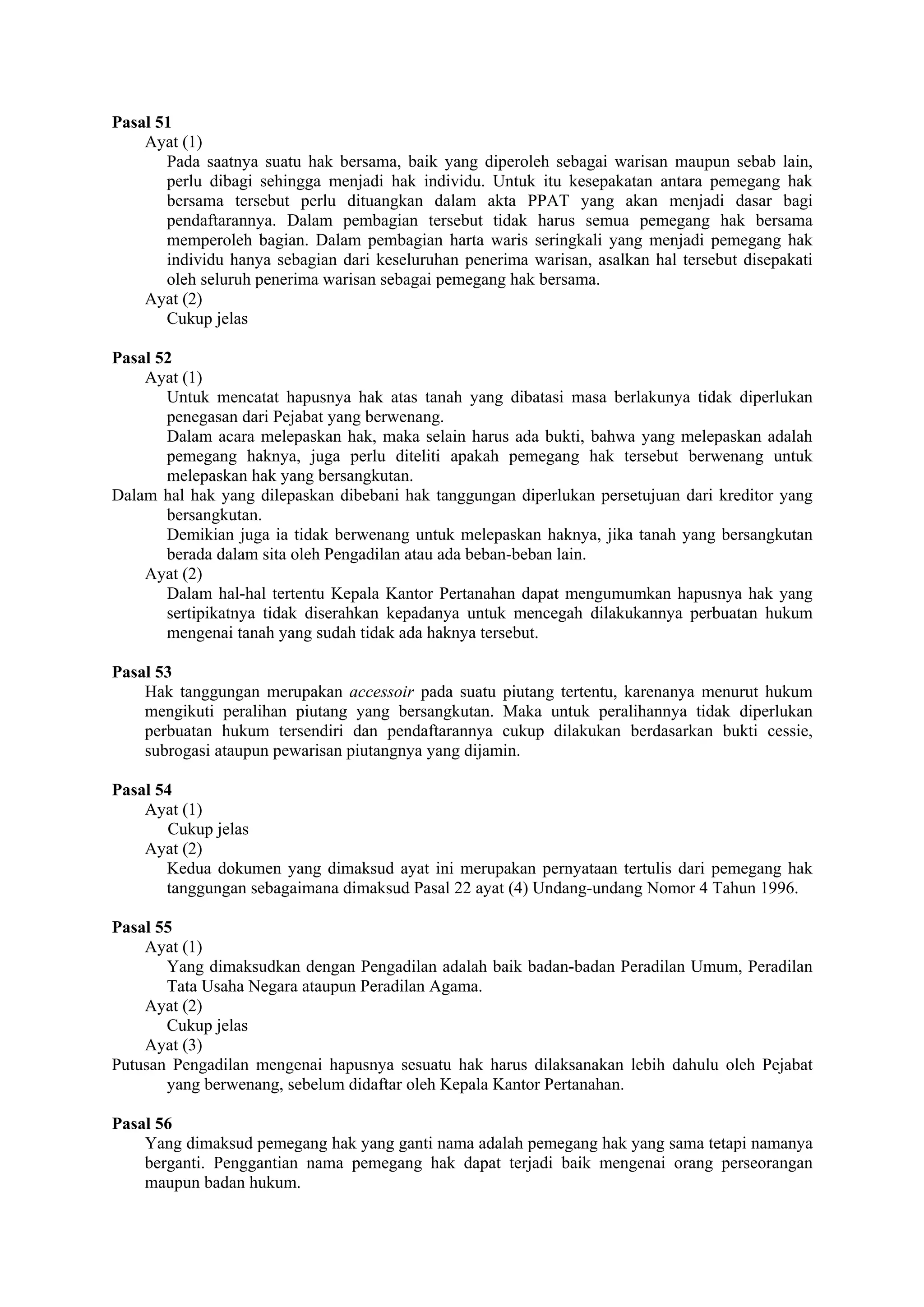 Peraturan Pemerintah Republik Indonesia No 24 Tahun 1997 | PDF