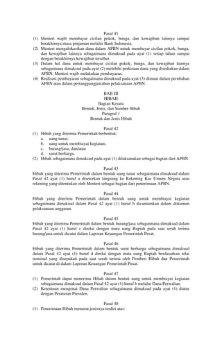 Peraturan Pemerintah No. 11 Tahun 2011 tentang Tata Cara Pengadaan Pinjaman Luar Negeri dan ...