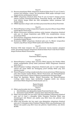 Peraturan Pemerintah No. 11 Tahun 2011 tentang Tata Cara Pengadaan Pinjaman Luar Negeri dan ...