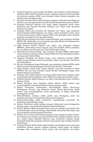 Peraturan Pemerintah No. 11 Tahun 2011 tentang Tata Cara Pengadaan Pinjaman Luar Negeri dan ...