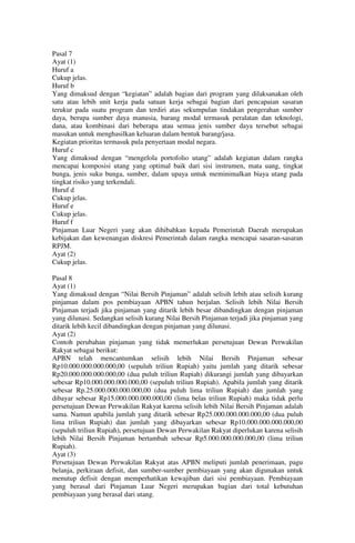 Peraturan Pemerintah No. 11 Tahun 2011 tentang Tata Cara Pengadaan Pinjaman Luar Negeri dan ...