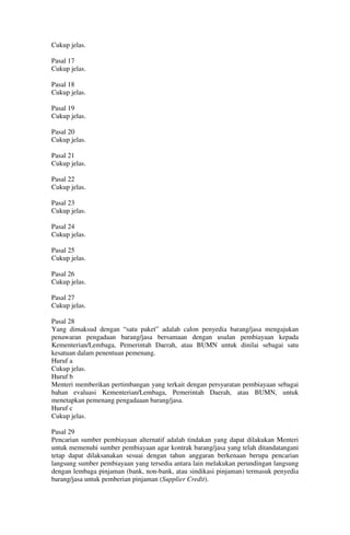 Peraturan Pemerintah No. 11 Tahun 2011 tentang Tata Cara Pengadaan Pinjaman Luar Negeri dan ...