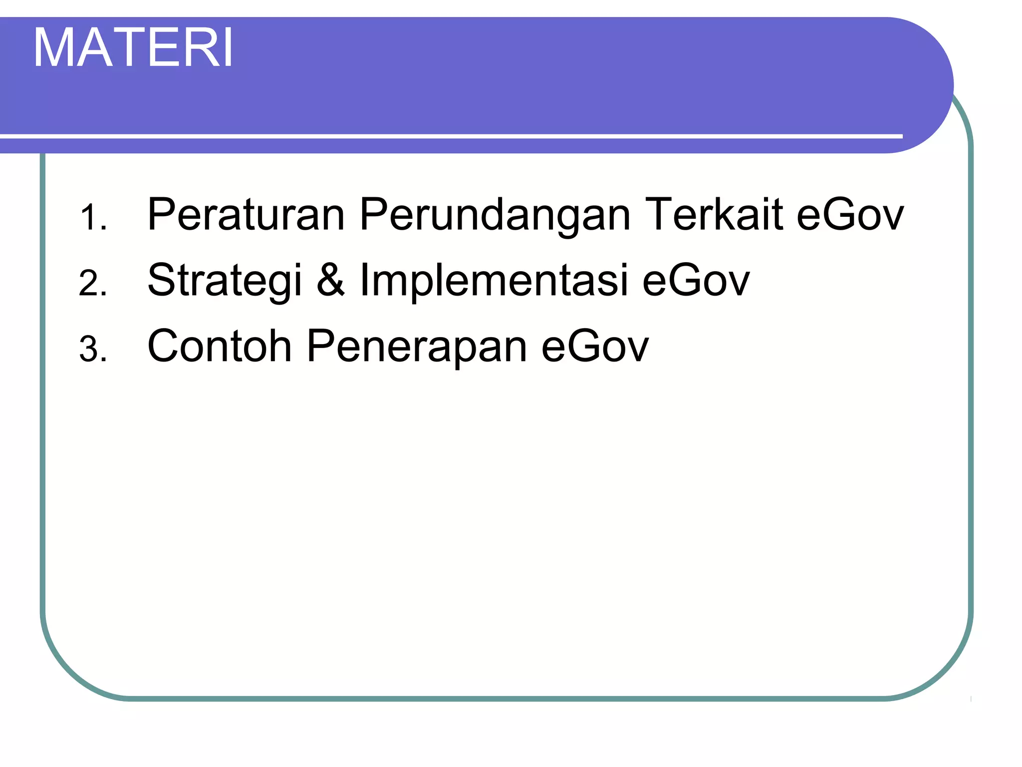 Peraturan perundangan-e government | PPT