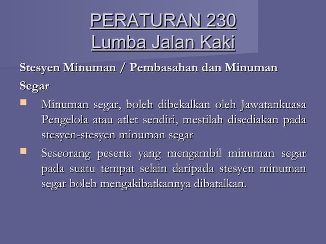 Peraturan 230 | PPT