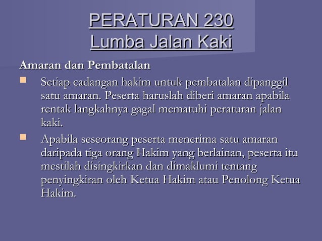Peraturan 230 | PPT