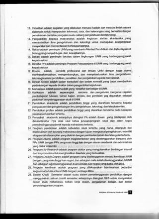Peraturan akademik unm | PDF