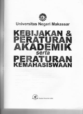 Peraturan akademik unm | PDF
