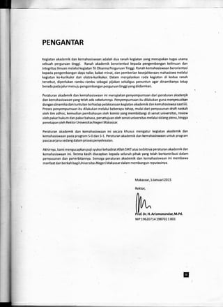 Peraturan akademik unm | PDF