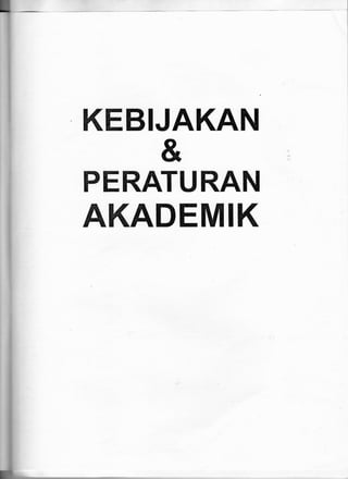 Peraturan akademik unm | PDF