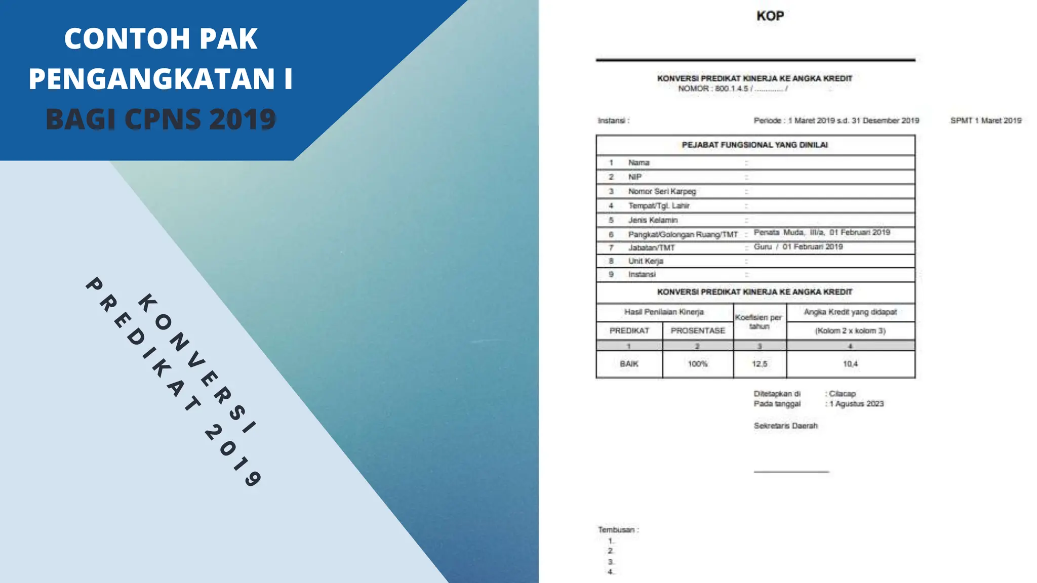 Peraturan angka kredit CPNS 2019 2020 2021.pptx