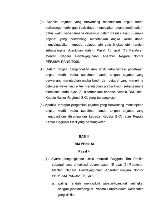 Peraturan Bersama Pranata Laboratorium Kesehatan | DOCX