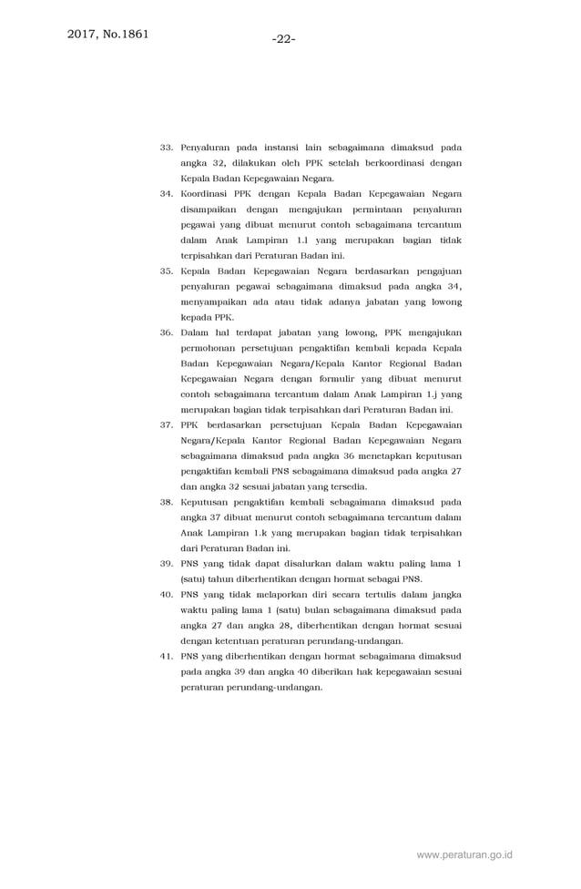 Peraturan BKN Nomor 24 Tahun 2017 tentang Tata Cara Pemberian Cuti Pegawai Negeri Sipil.pdf