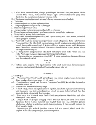 Peraturan catur | DOC
