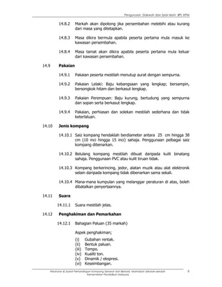 Peraturan ksbm 2015 | PDF