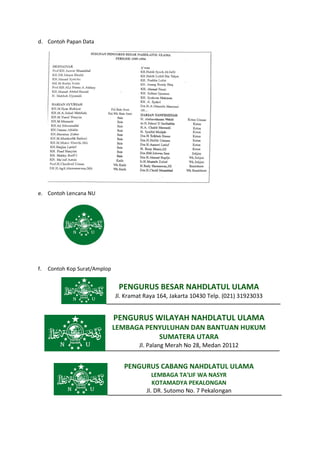 Peraturan lambang nu | PDF
